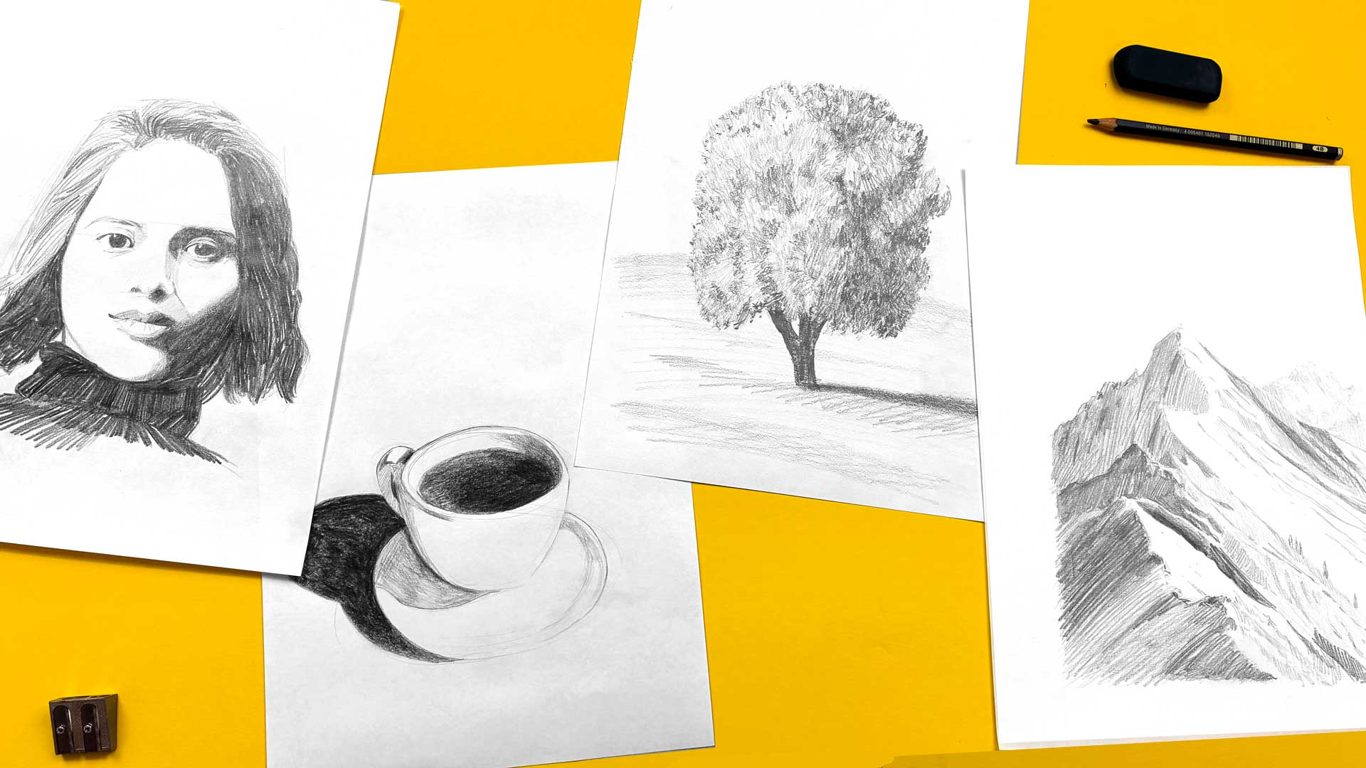 5 exercices pour se lancer en dessin