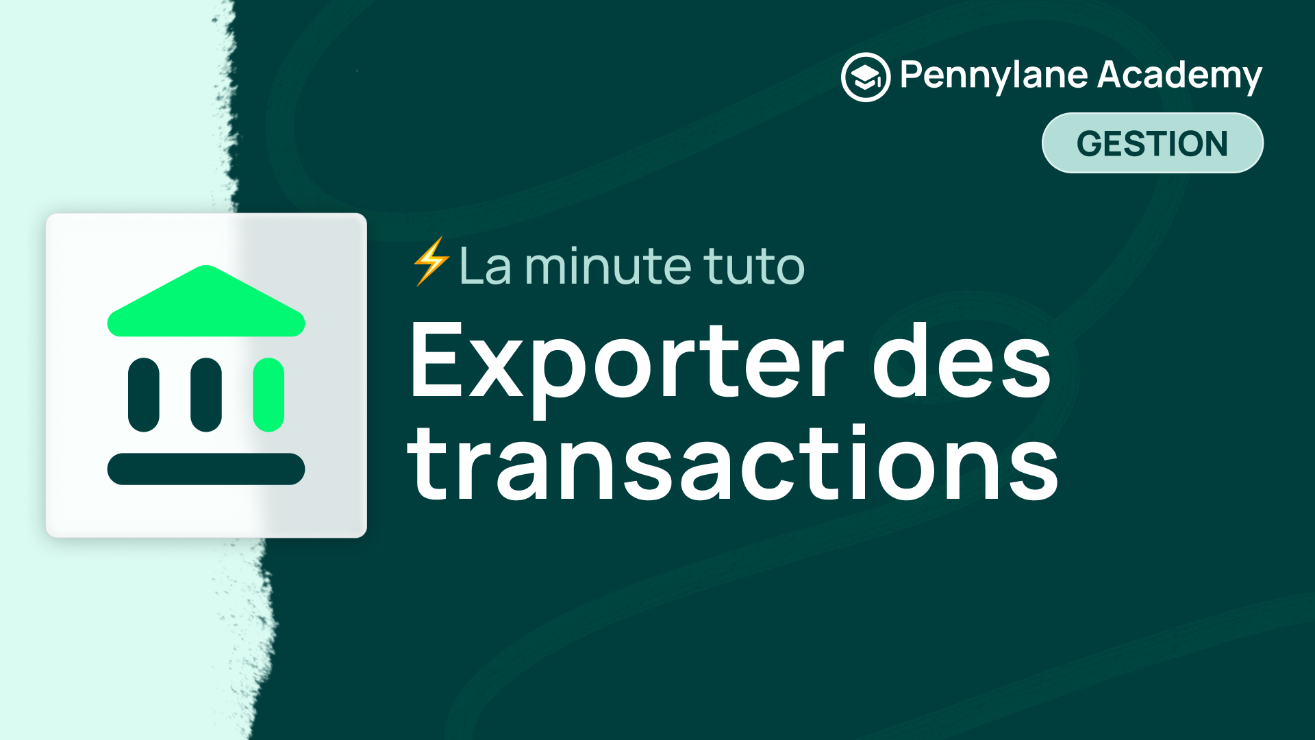 Exporter des transactions