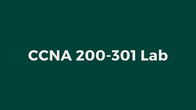 CCNA 200-301 Lab