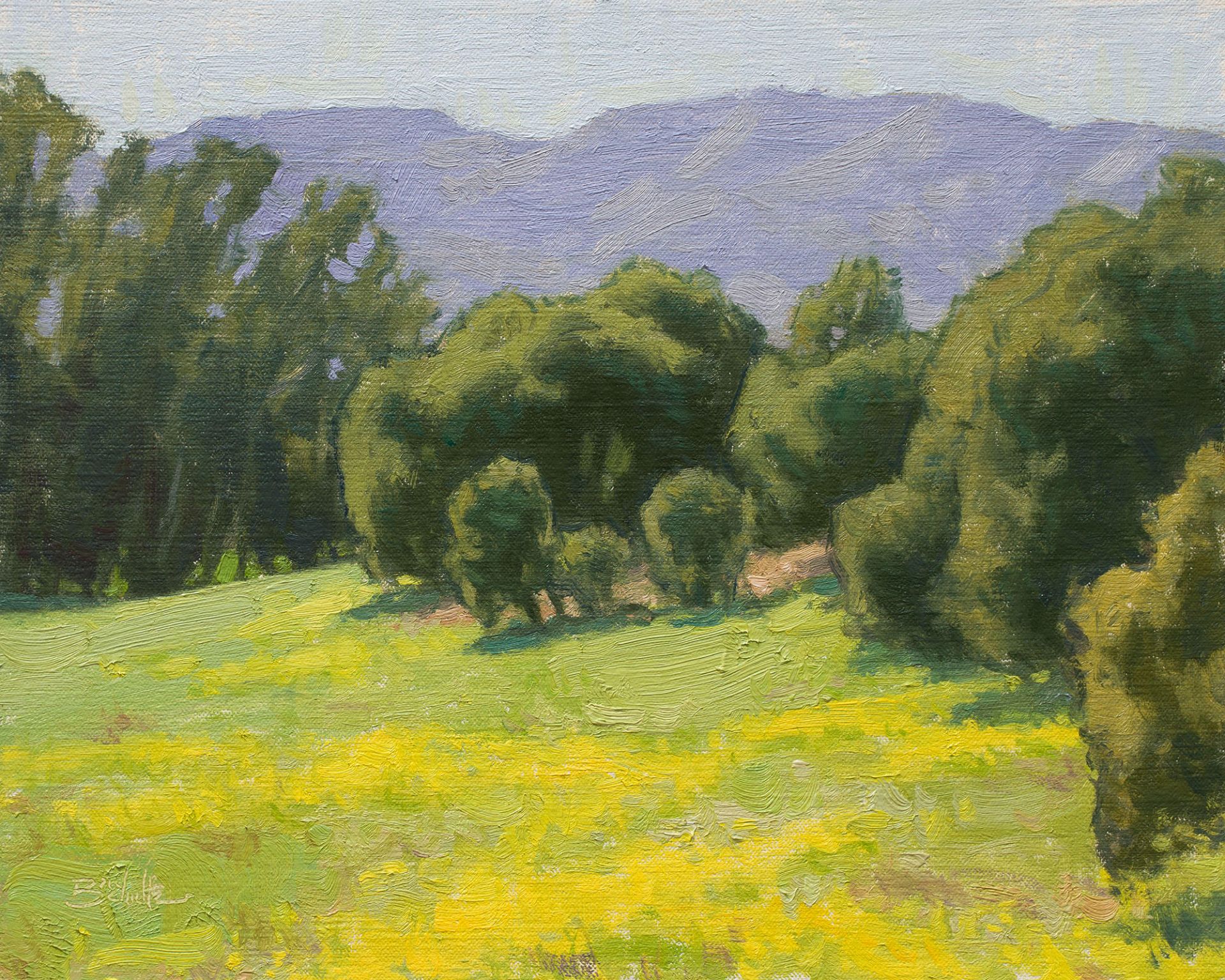 Meandering Mustard Plein Air