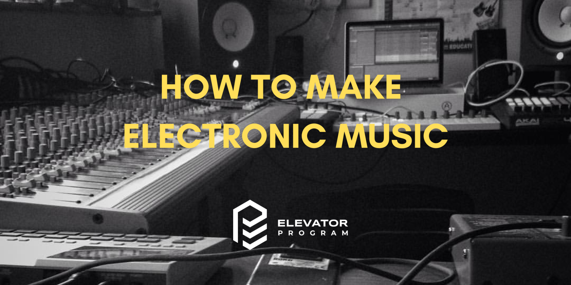 Free Webinar: How To Make Electronic Music & Finish Tracks