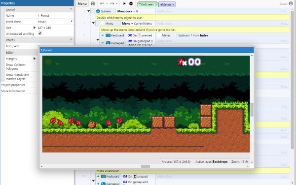 Cos'è Construct 3: il game engine a blocchi