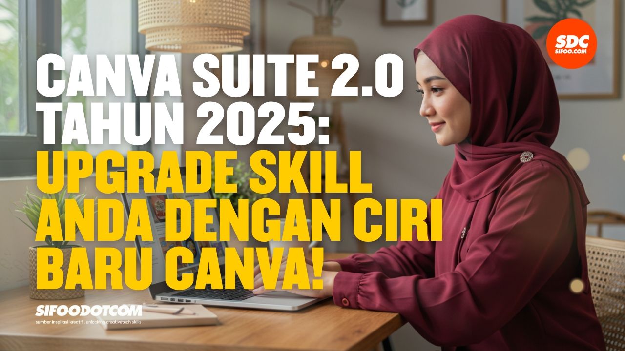 Kursus Canva Suite 2.0 Tahun 2025: Upgrade Skill Reka Grafik Anda Dengan Ciri Baru Canva!