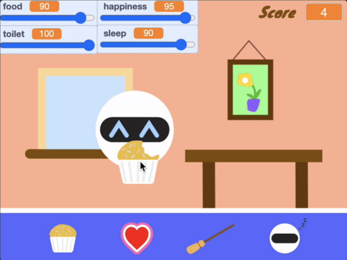 Core Tuition: Scratch Virtual Pet