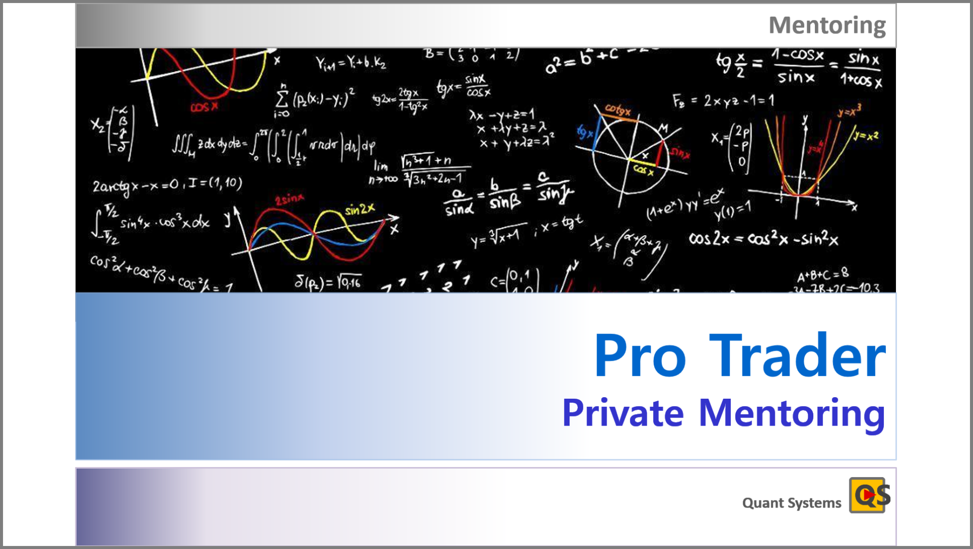 Pro Trader Mentoring