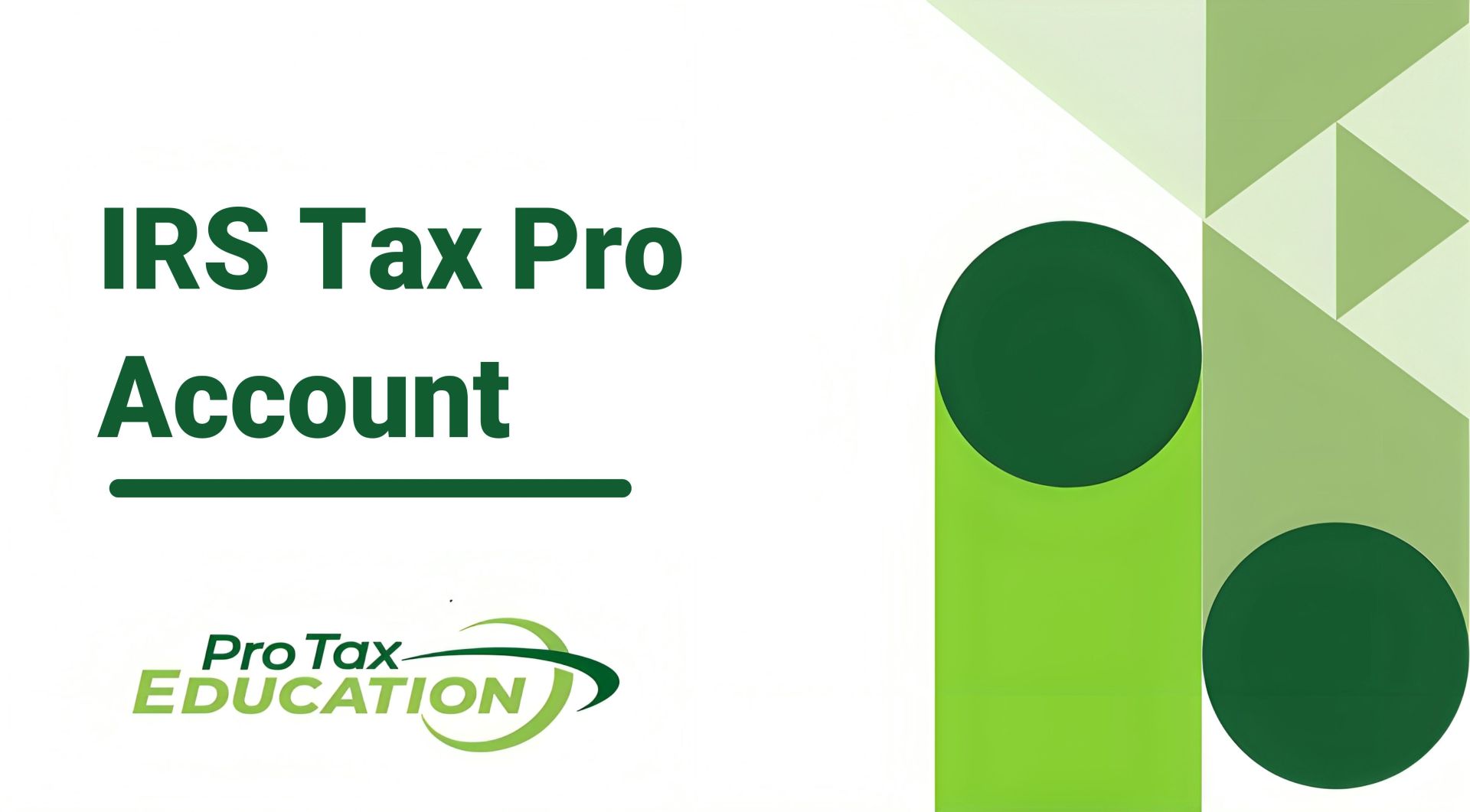 IRS Tax Pro Account