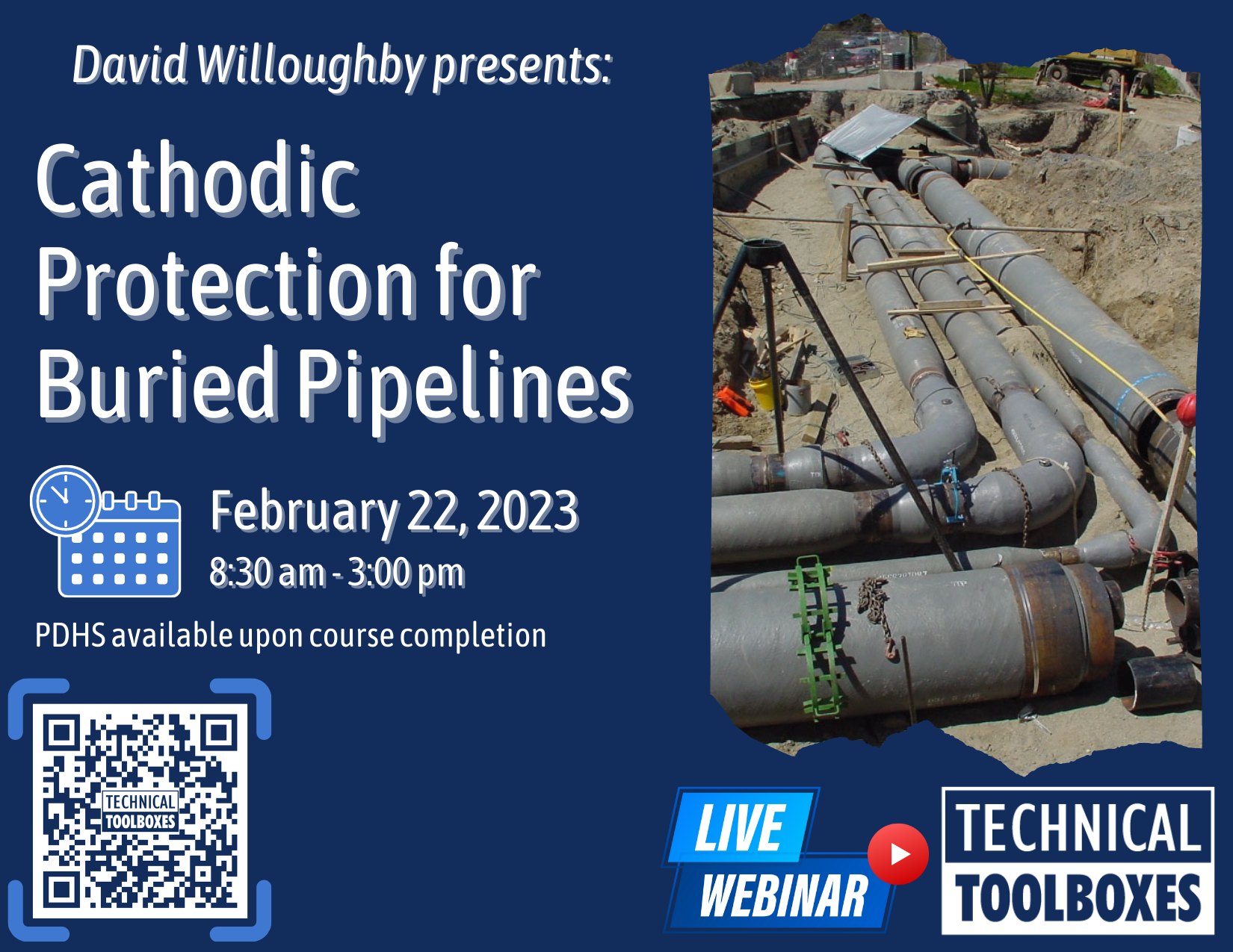 February 22, 2023: Cathodic Protection for Buried Pipelines