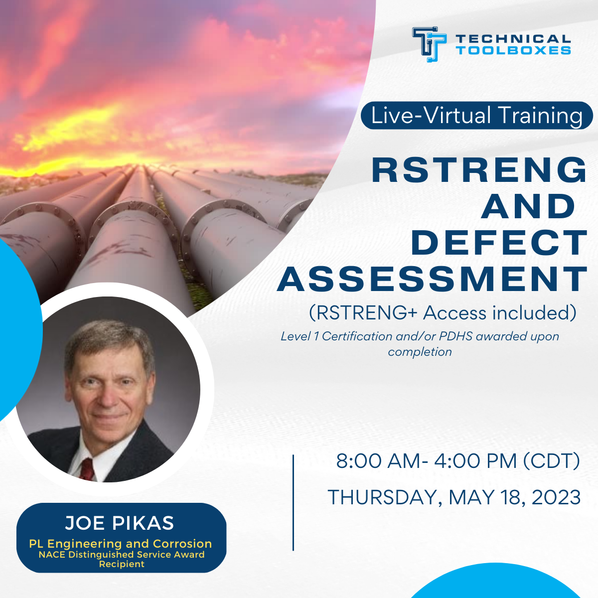 May 18, 2023: RSTRENG and Defect Assessment