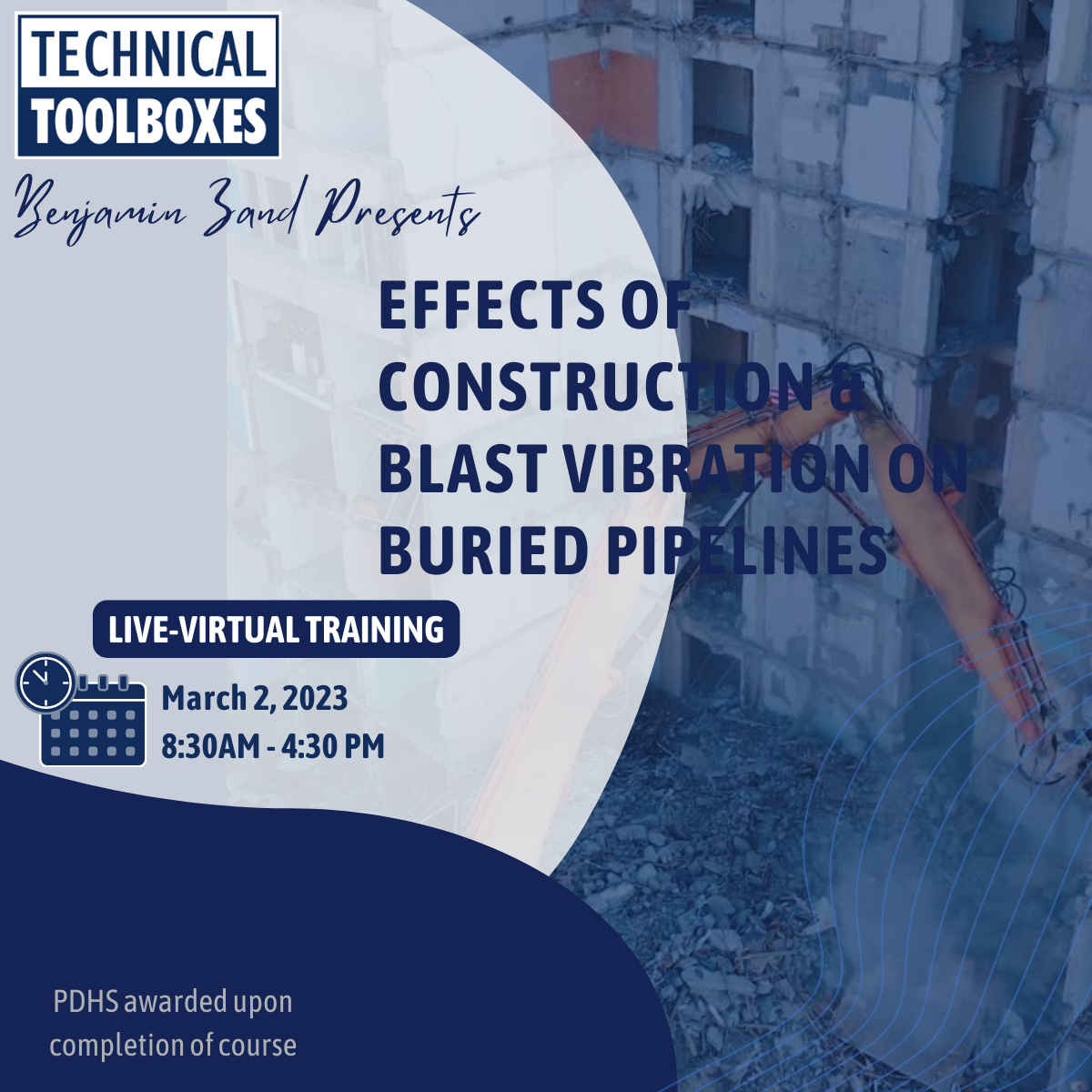March 2, 2023: Effects of Construction and Blast Vibration on Buried ...