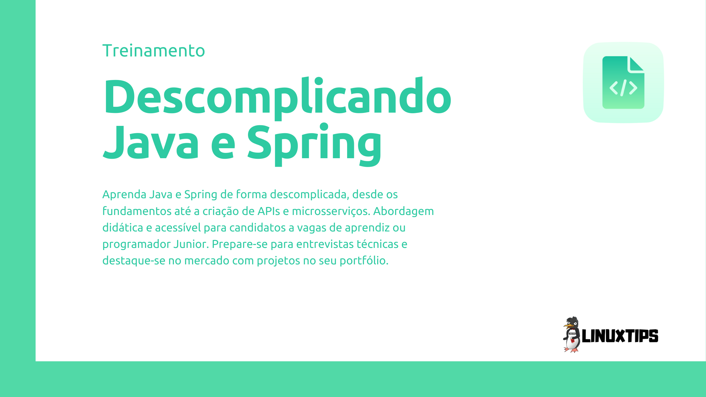 Treinamento Descomplicando Java e Spring: Aprenda do Zero e Destaque-se ...