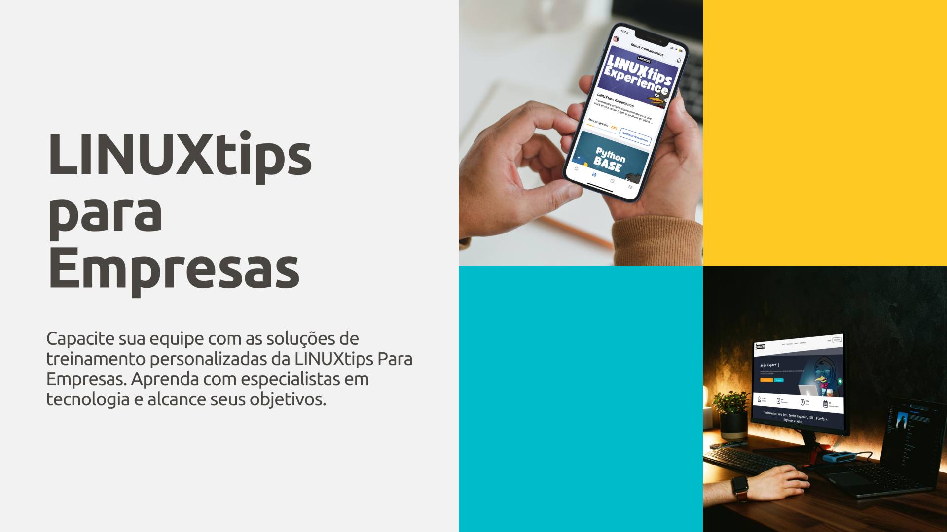 Treinamentos em tecnologia para empresas | LINUXtips