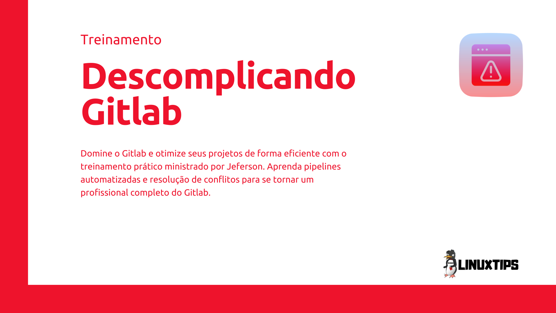 Treinamento Descomplicando o GitLab
