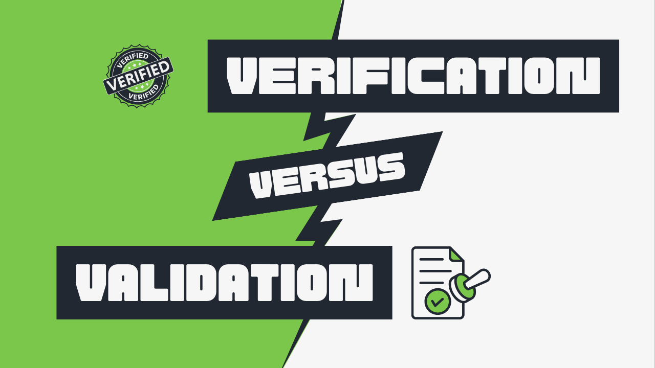 Mastering Verification And Validation A Comprehensive Guide For Sdets In Software Testing