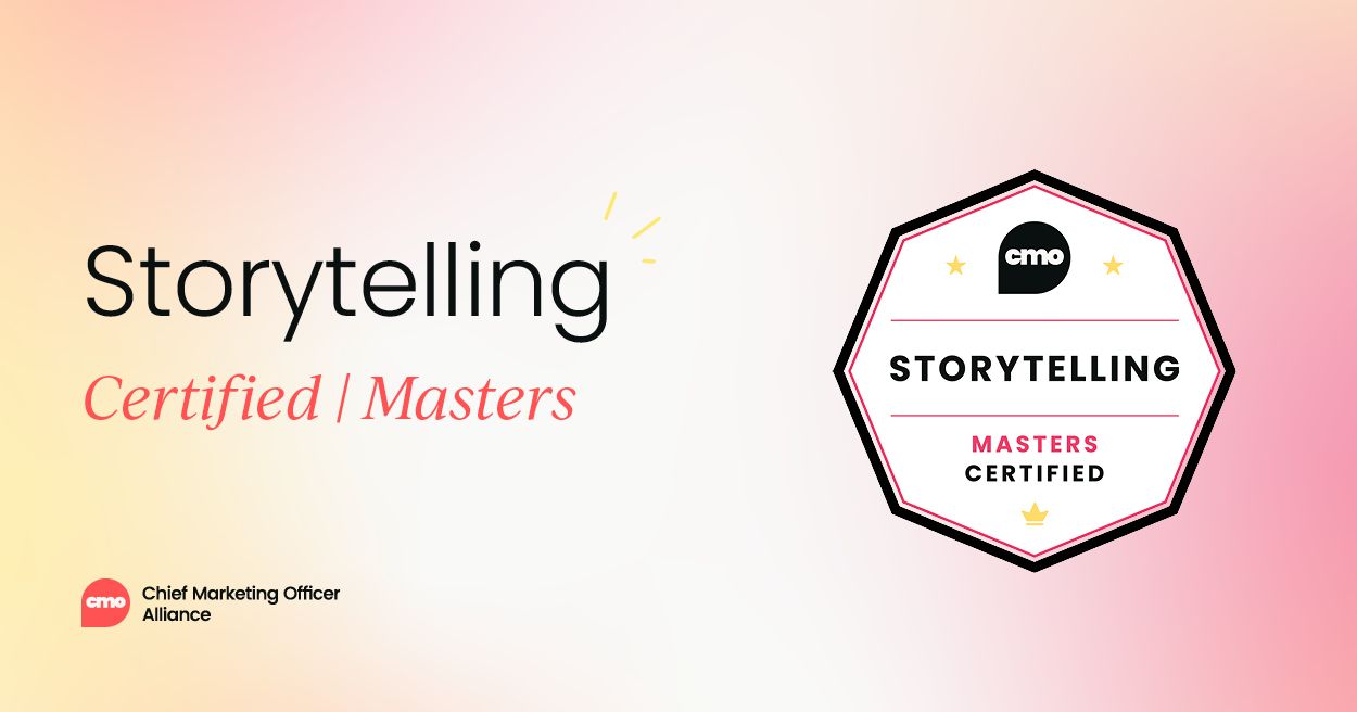 Advanced Storytelling Course for Chief Marketing Officers