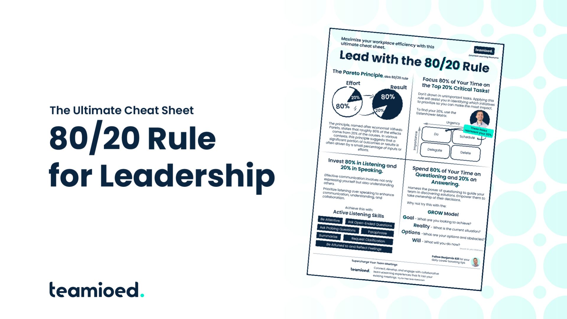 80/20 Rule Essential Cheat Sheet