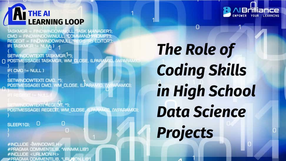 The Role of Coding Skills in High School Data Science Projects