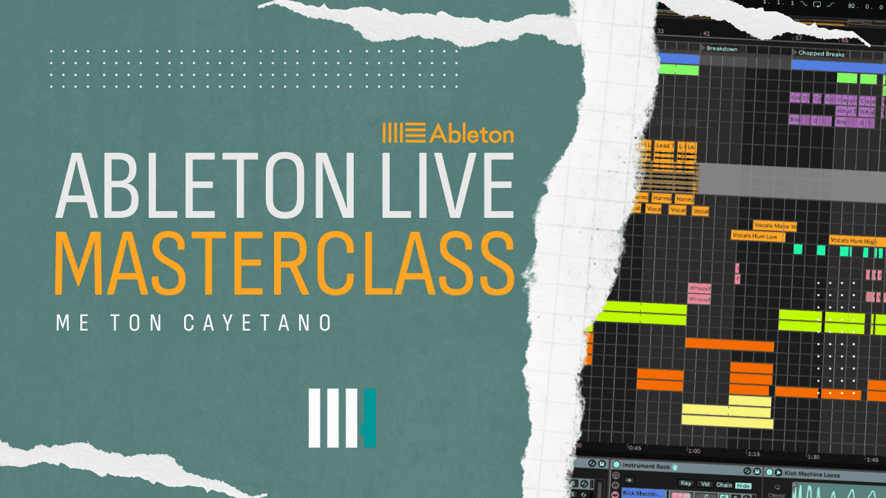 ABLETON LIVE 11 MASTERCLASS με τον CAYETANO.