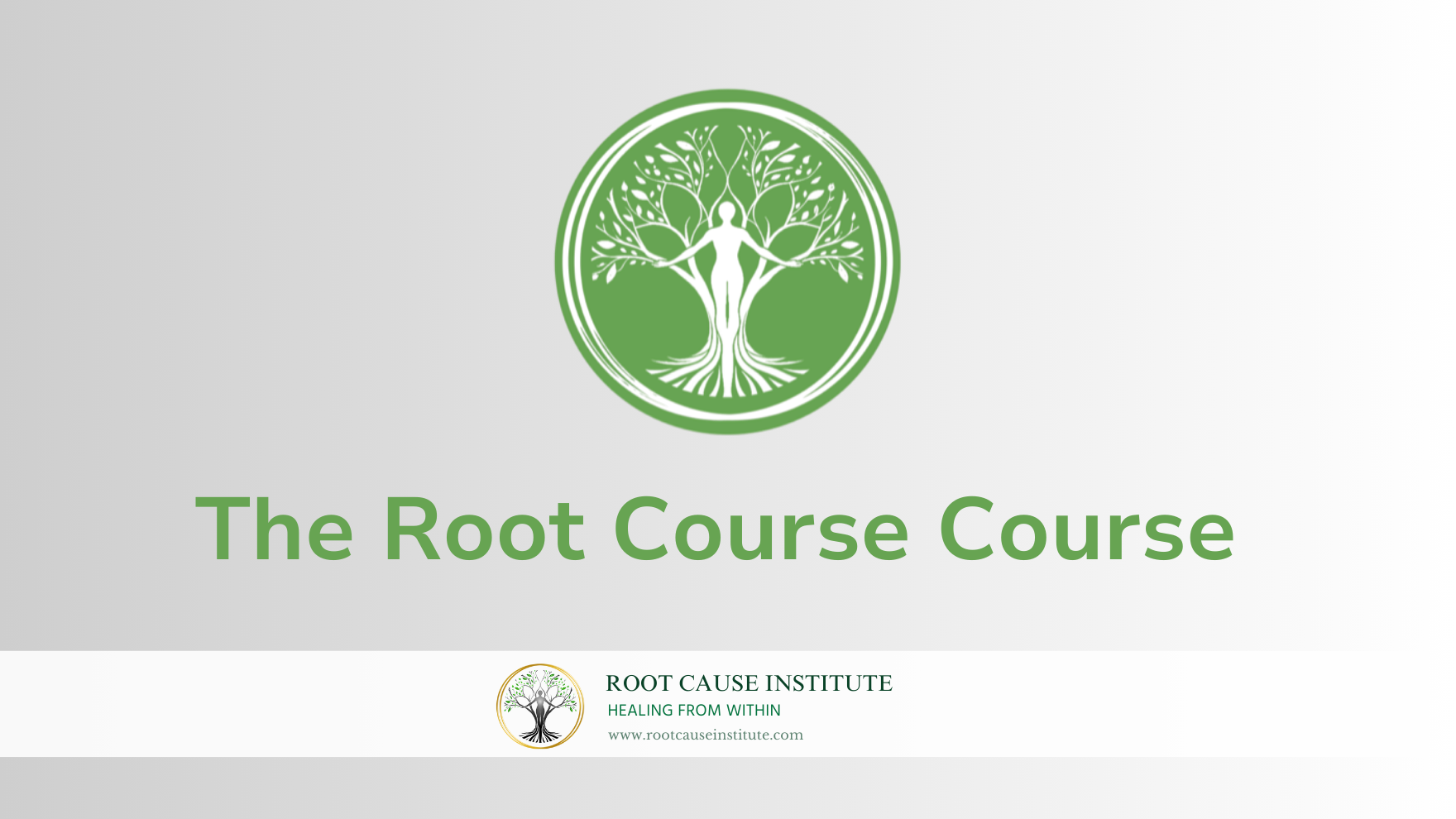 Root Cause Course - Root Cause Institute