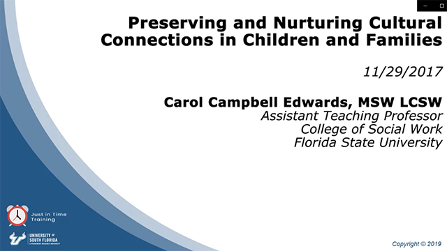 Preserving and Nurturing Cultural Connections in Children and Families ...