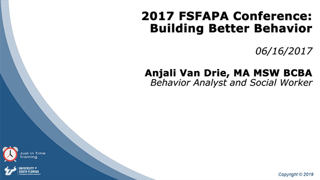 Building Better Behavior