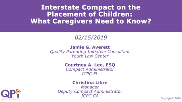 Interstate Compact on the Placement of Children: What Caregivers Need ...