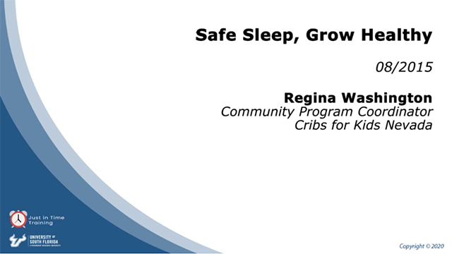 Safe Sleep, Grow Healthy (0.5 Credit Hour)
