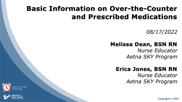 Basic Information on Over-the-Counter and Prescribed Medications 2026/ ...