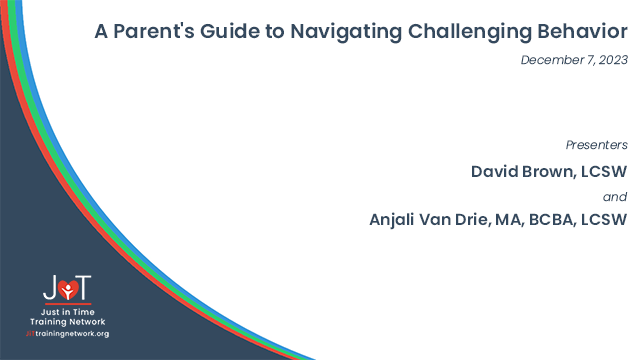 A Parent S Guide To Navigating Challenging Behavior Part 1 1 Credit Hr