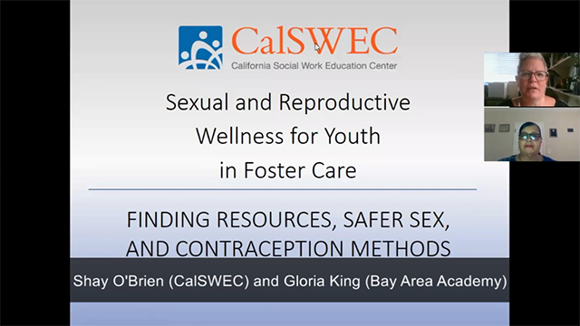 Sexual and Reproductive Welless for Youth in Foster Care: Finding ...