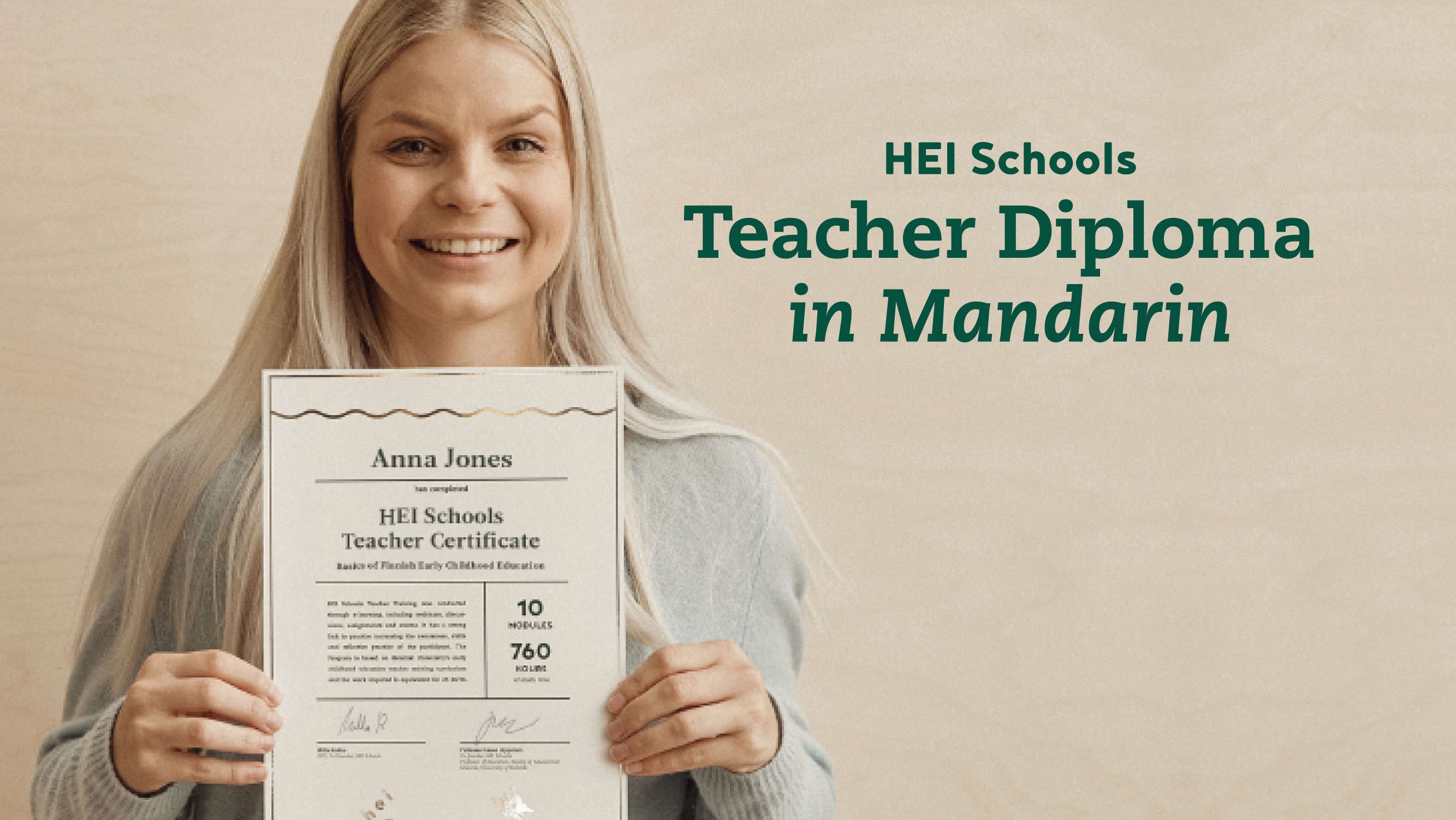 HEI Teacher Diploma - Mandarin