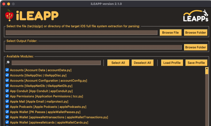 Tool Review - Exploring iLEAPP for iOS Forensics