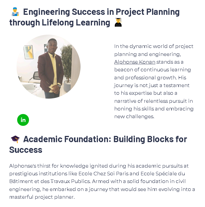 Engineering Success in Project Planning