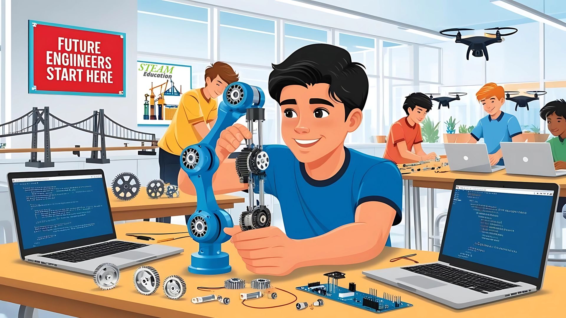 Real-World Applications of STEM: Connecting Classroom Learning to Careers