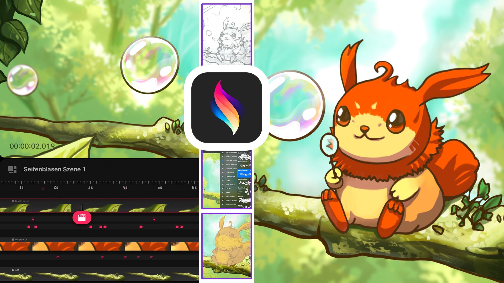 UPDATE | Erstelle eine komplexe 2D Animation mit Procreate Dreams