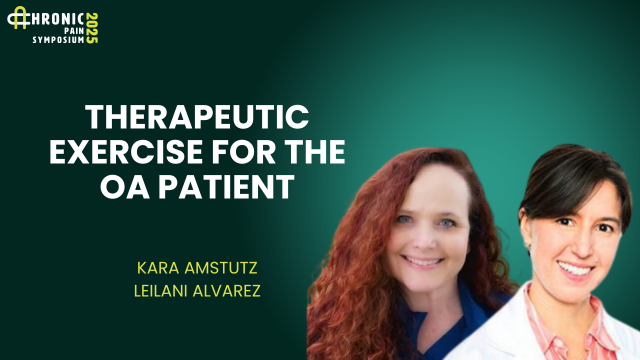Therapeutic Exercise for the OA Patient