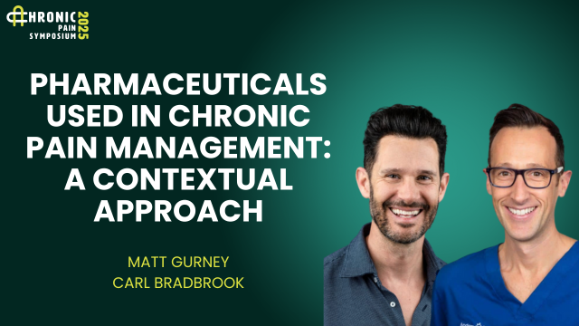 Pharmaceuticals Used in Chronic Pain Management - A Contextual Approach