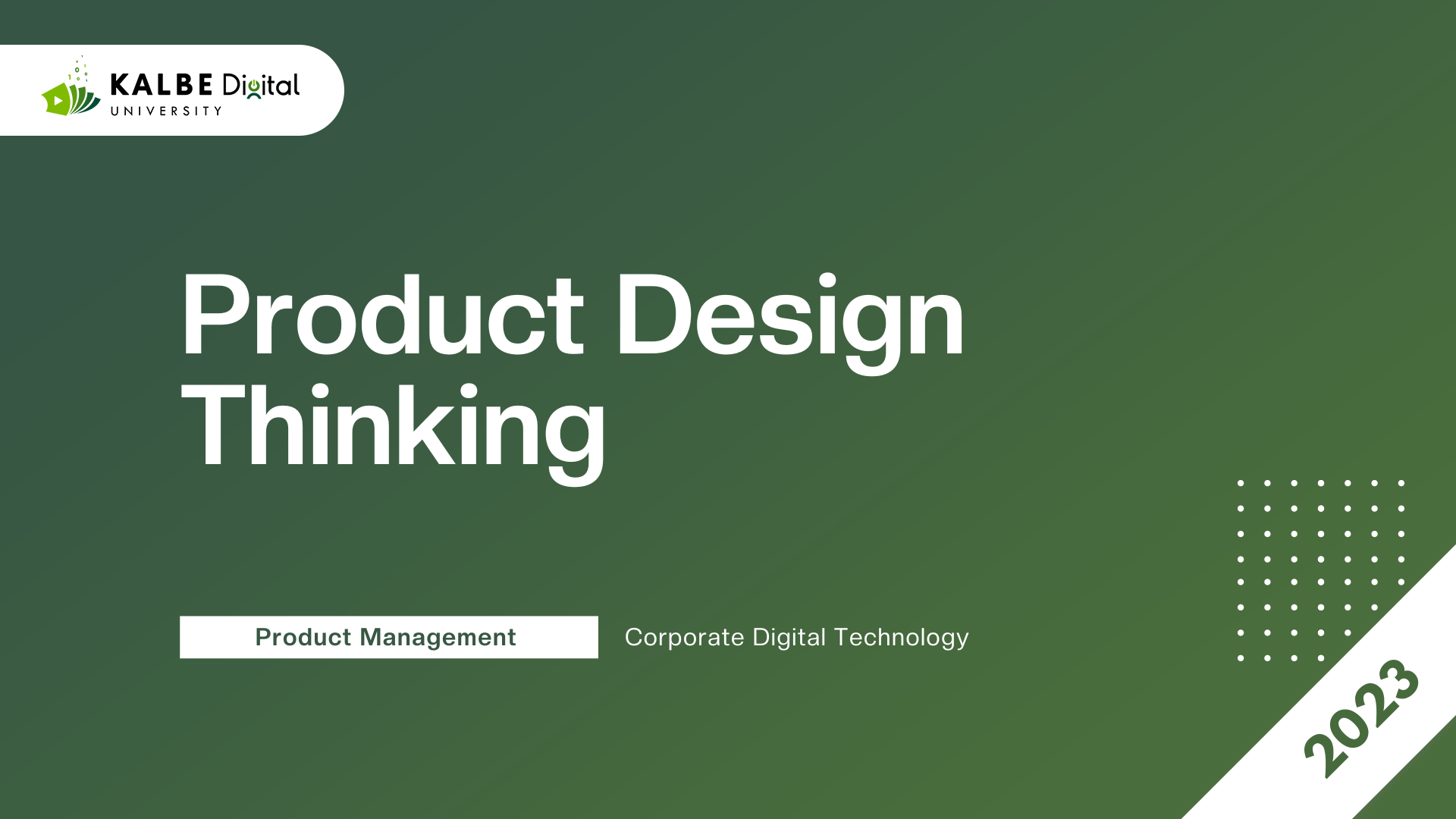 Product Design Thinking