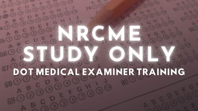 NRCME Study Only