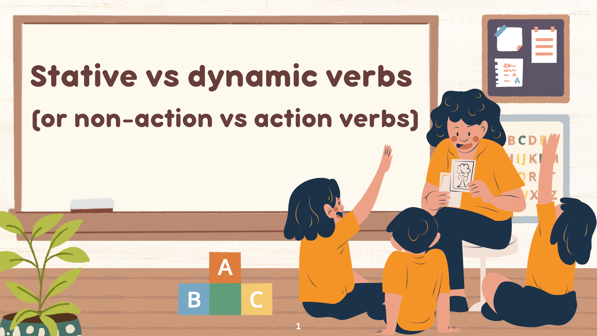Verbs not used in continuous tenses for Pre-intermediate Learners