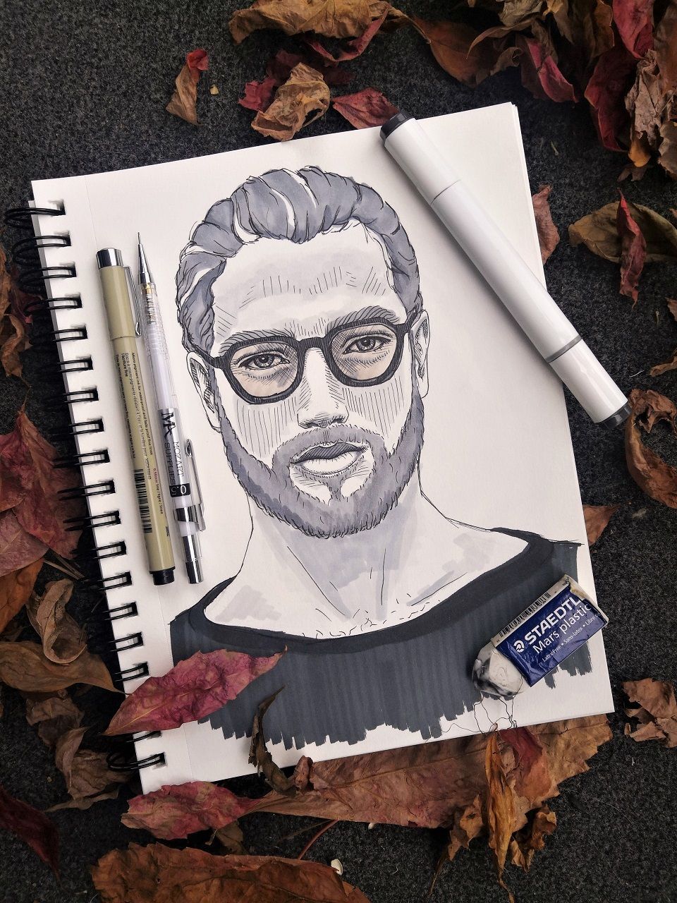 ac1023a - Croquis et proportions à l'encre