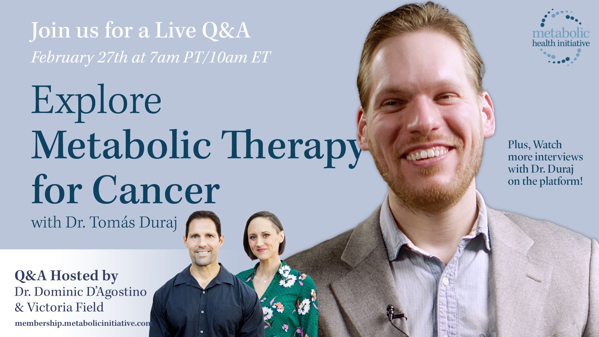 Feb 2025 Live QnA with Dr. Tomás Duraj