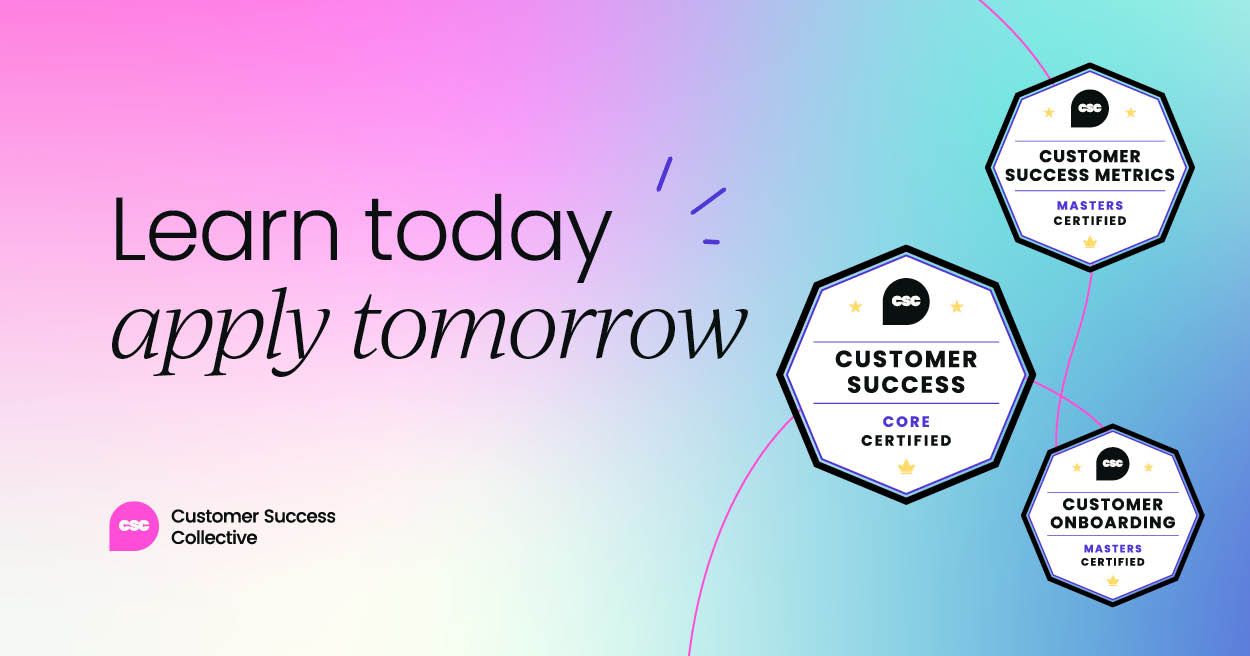Customer Success Collective Accredited Courses and Certifications