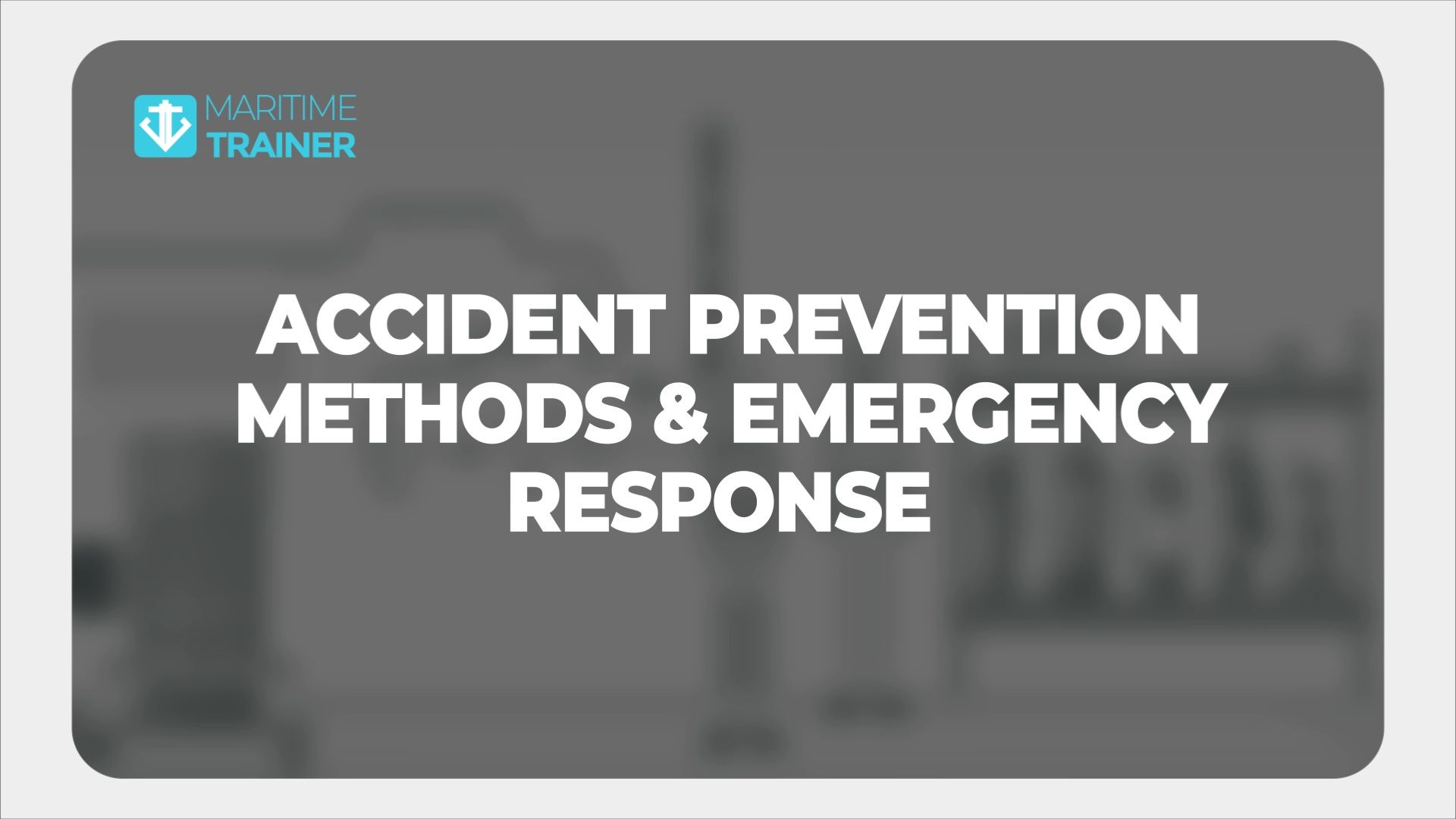 Ensuring Safety at Sea: The Importance of REMO011 Accident Prevention ...