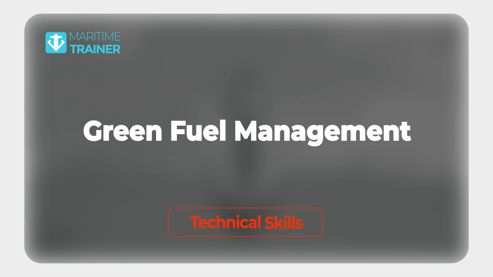 The Future of Maritime Sustainability: Green Fuel Management