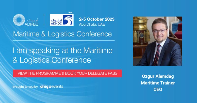 We are pleased to announce that our CEO Capt. Ozgur Alemdag speaking at the ADIPEC 2023 Maritime ...