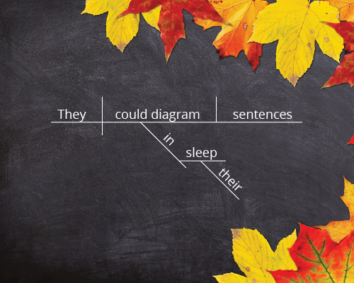 Some Thoughts on Sentence Diagramming