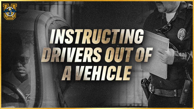 Instructing Drivers Out Of A Vehicle