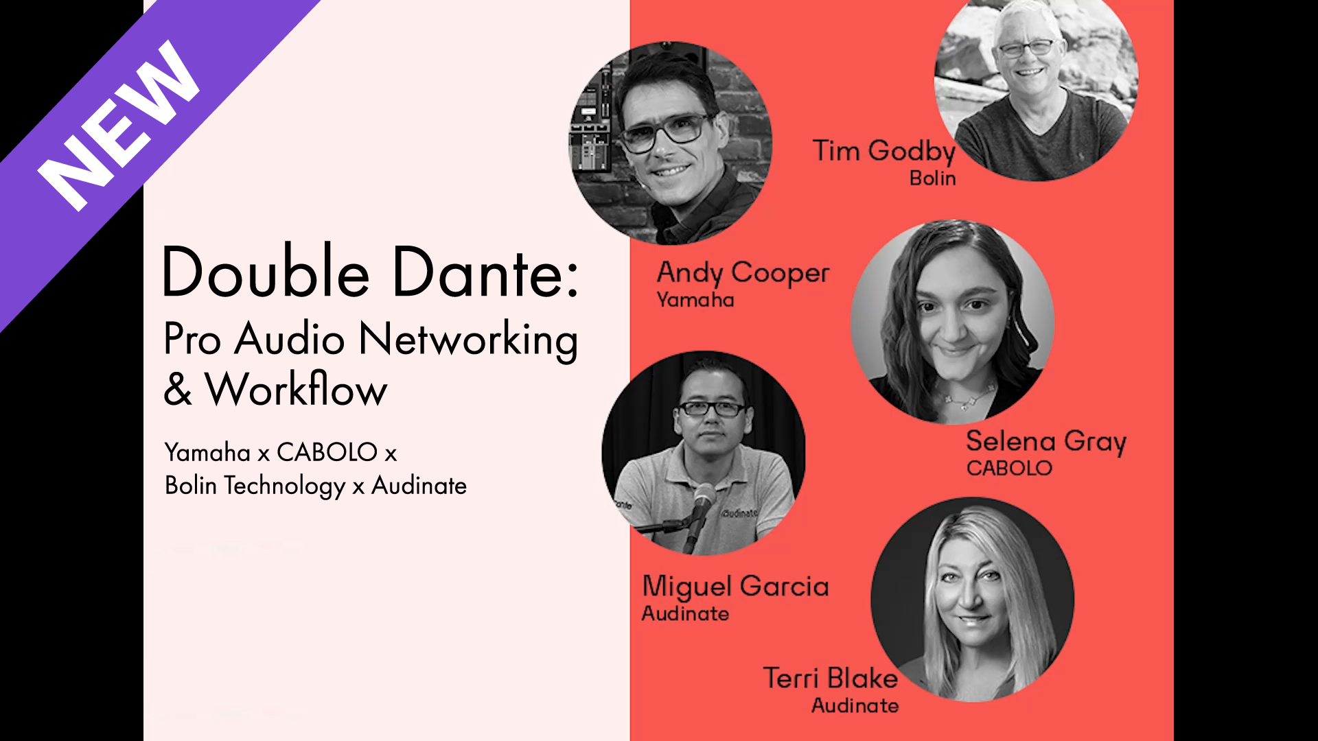 Double Dante: Pro Audio Networking & Workflow (Yamaha x CABOLO x Bolin Technology x Audinate)