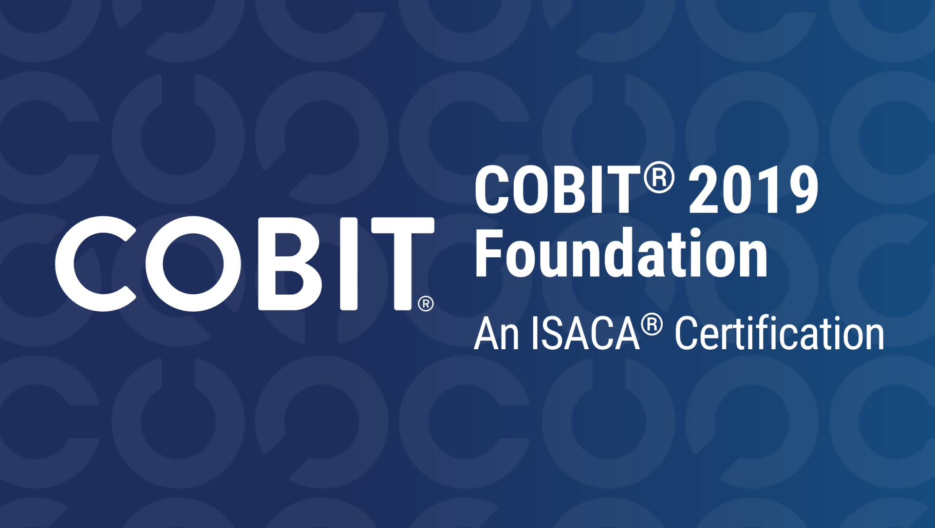 COBIT® 2019 Foundation: 2024 December 5 - 6