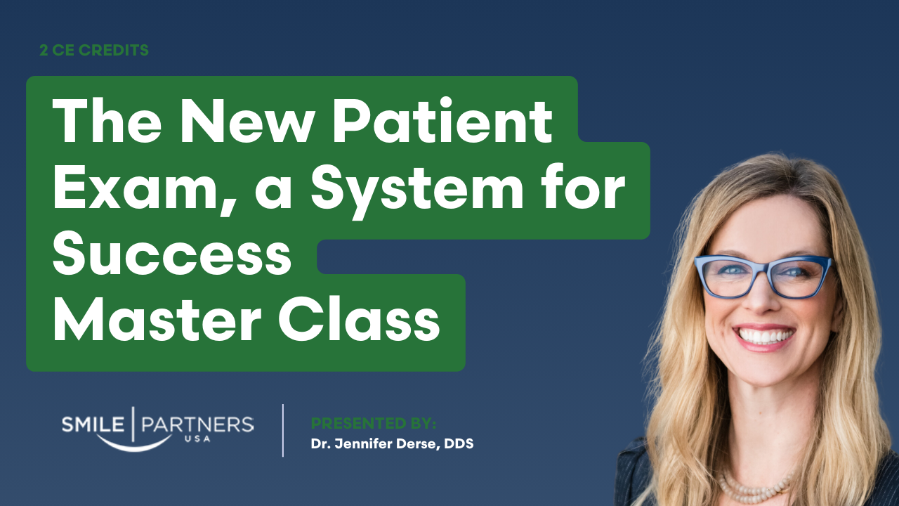 The New Patient Exam, a System for Success Master Class